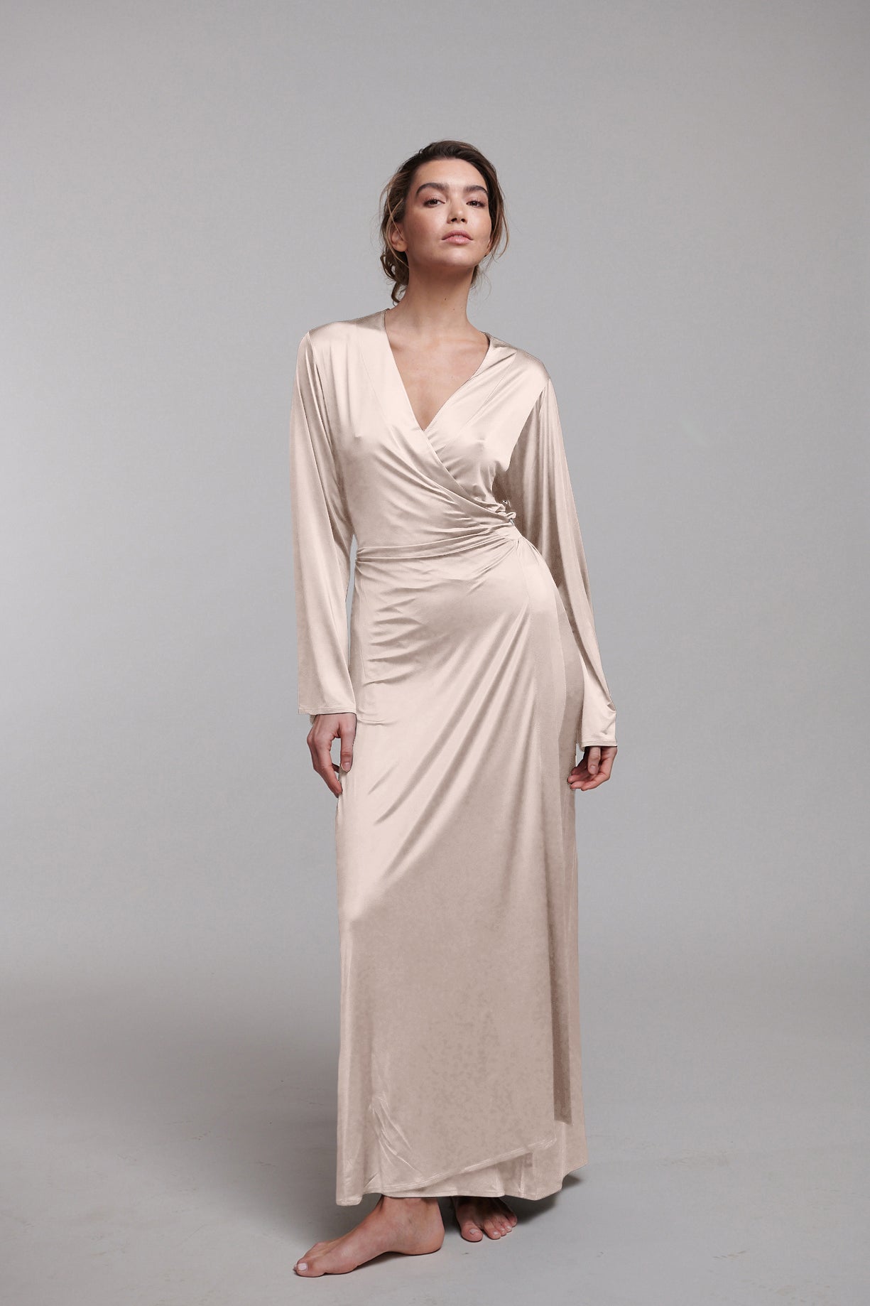 Superfine Luxurious Wrap Dress | Versatile Loungewear | ChambresSweden